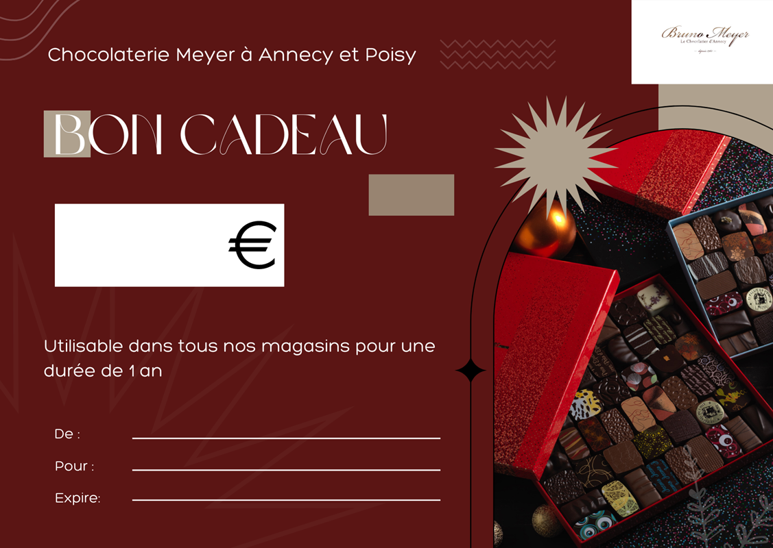 Bons Cadeaux - chocolatier annecy